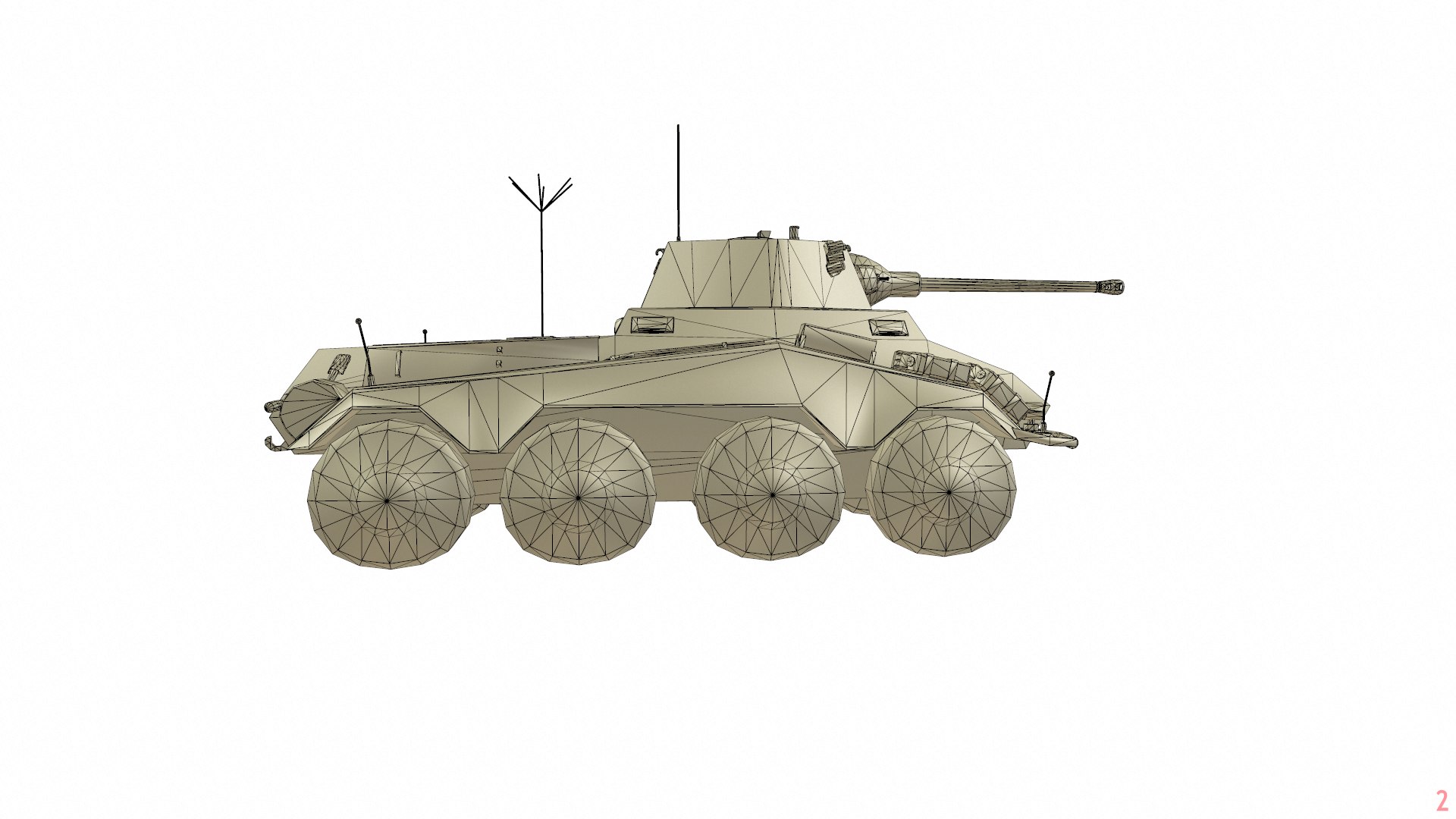 Sdkfz 234 Puma Tank 3D Model - TurboSquid 1538395