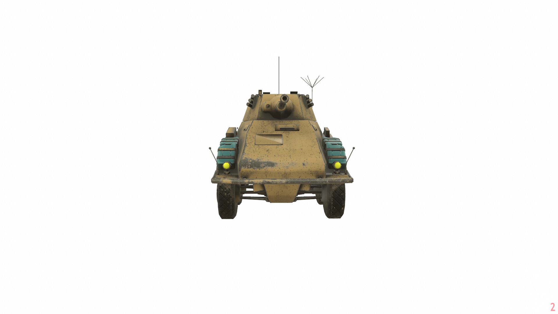 Sdkfz 234 Puma Tank 3D Model - TurboSquid 1538395