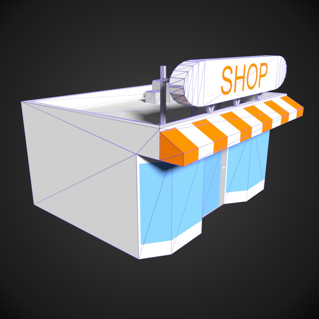 Store Shop 3D Model - TurboSquid 1280470