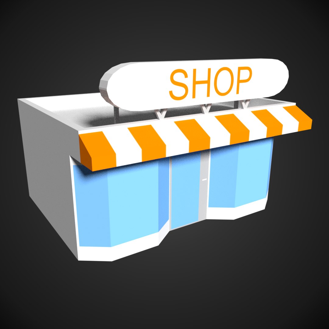 Store Shop 3D Model - TurboSquid 1280470