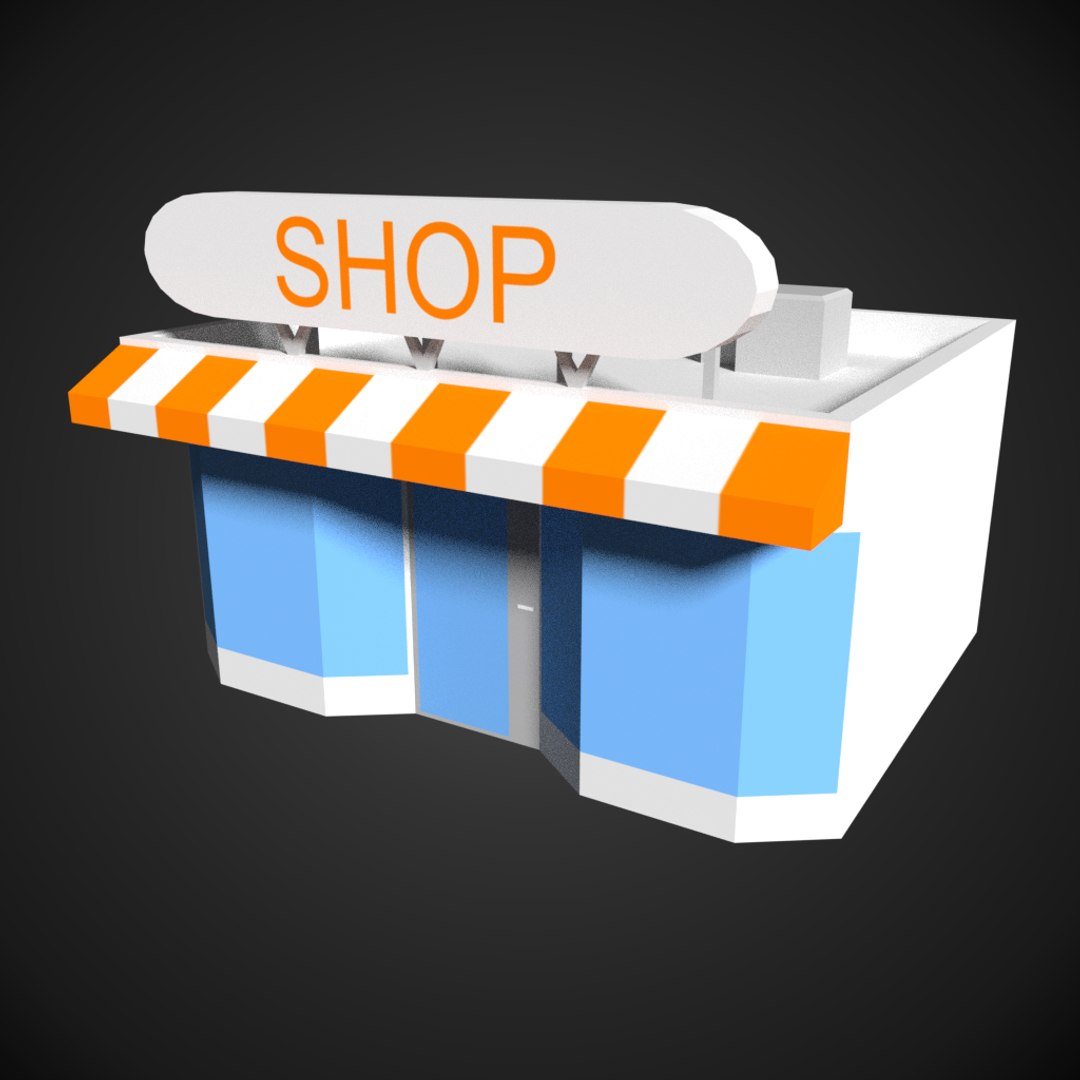 Store Shop 3D Model - TurboSquid 1280470