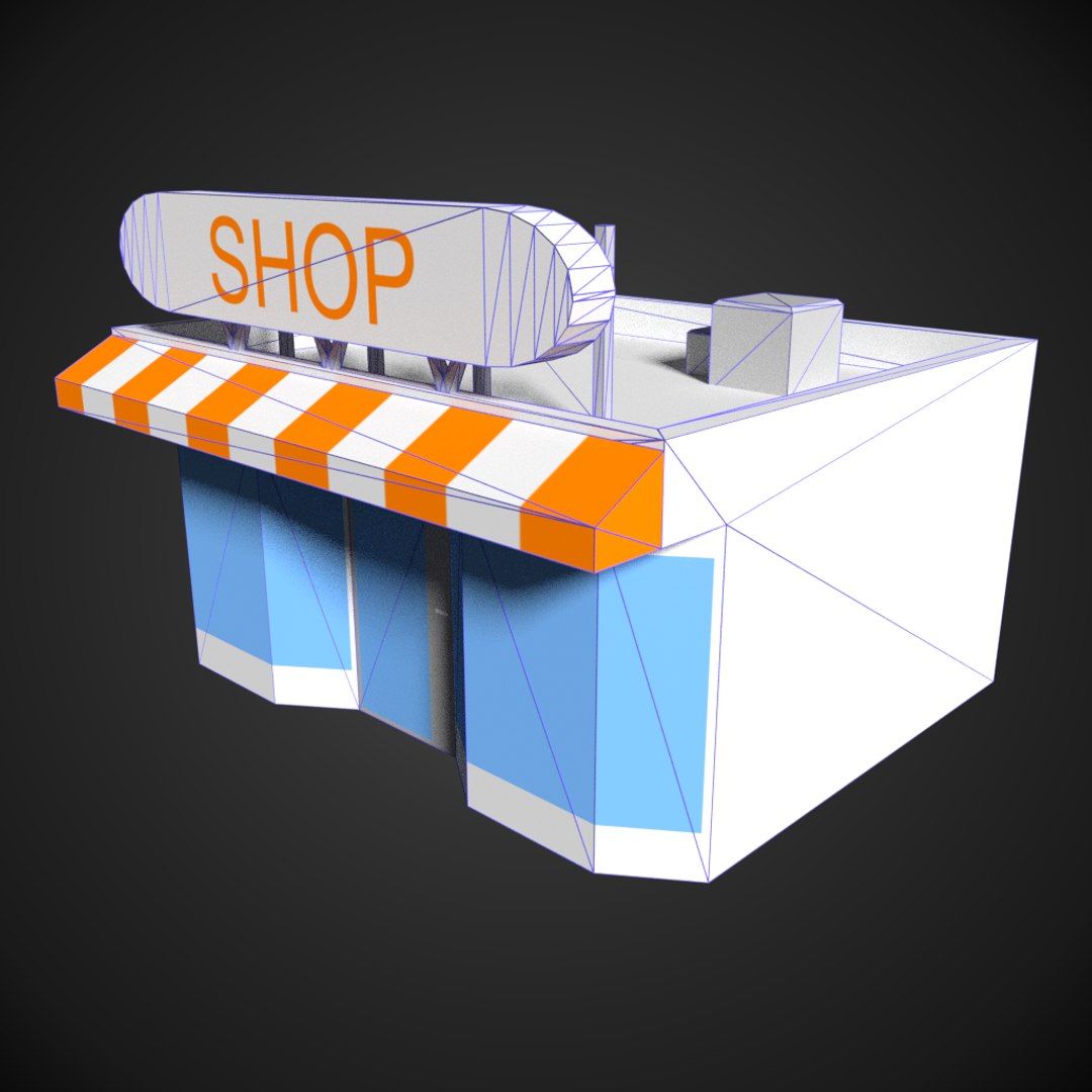Store Shop 3D Model - TurboSquid 1280470