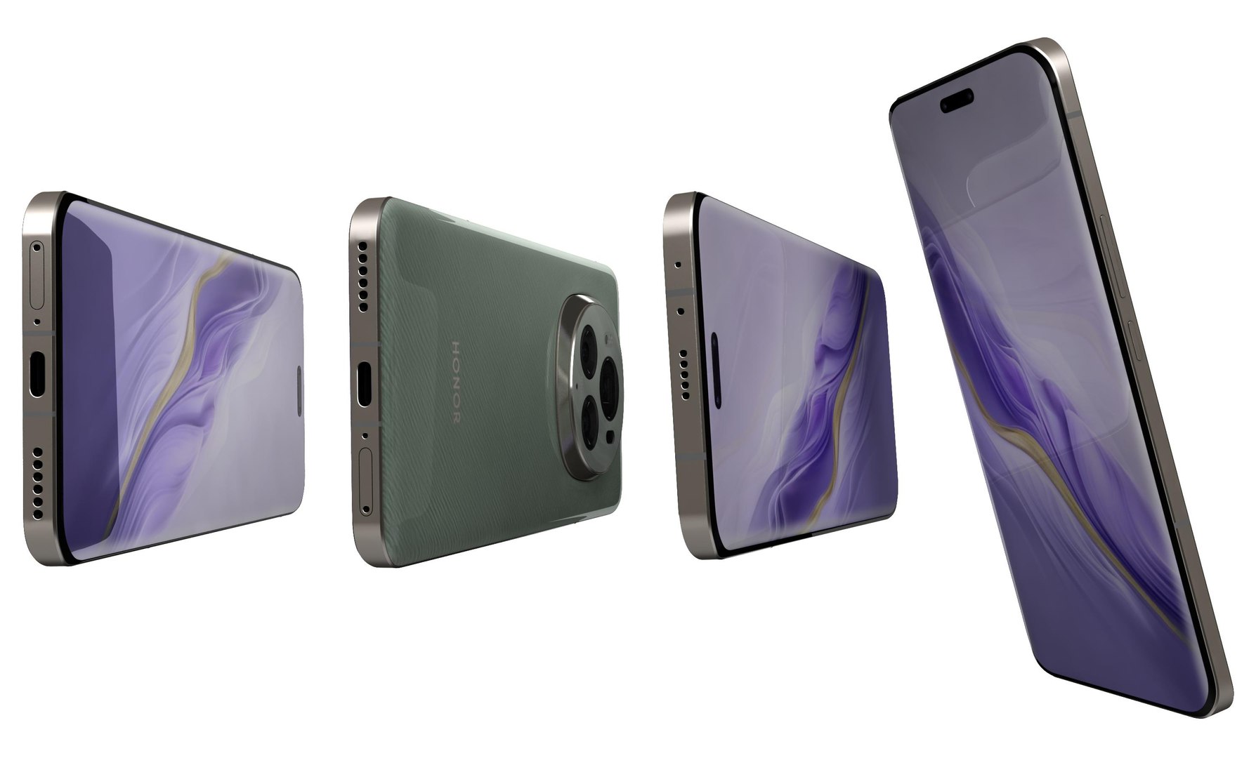 3D Honor Magic6 Pro Green Model - TurboSquid 2180865