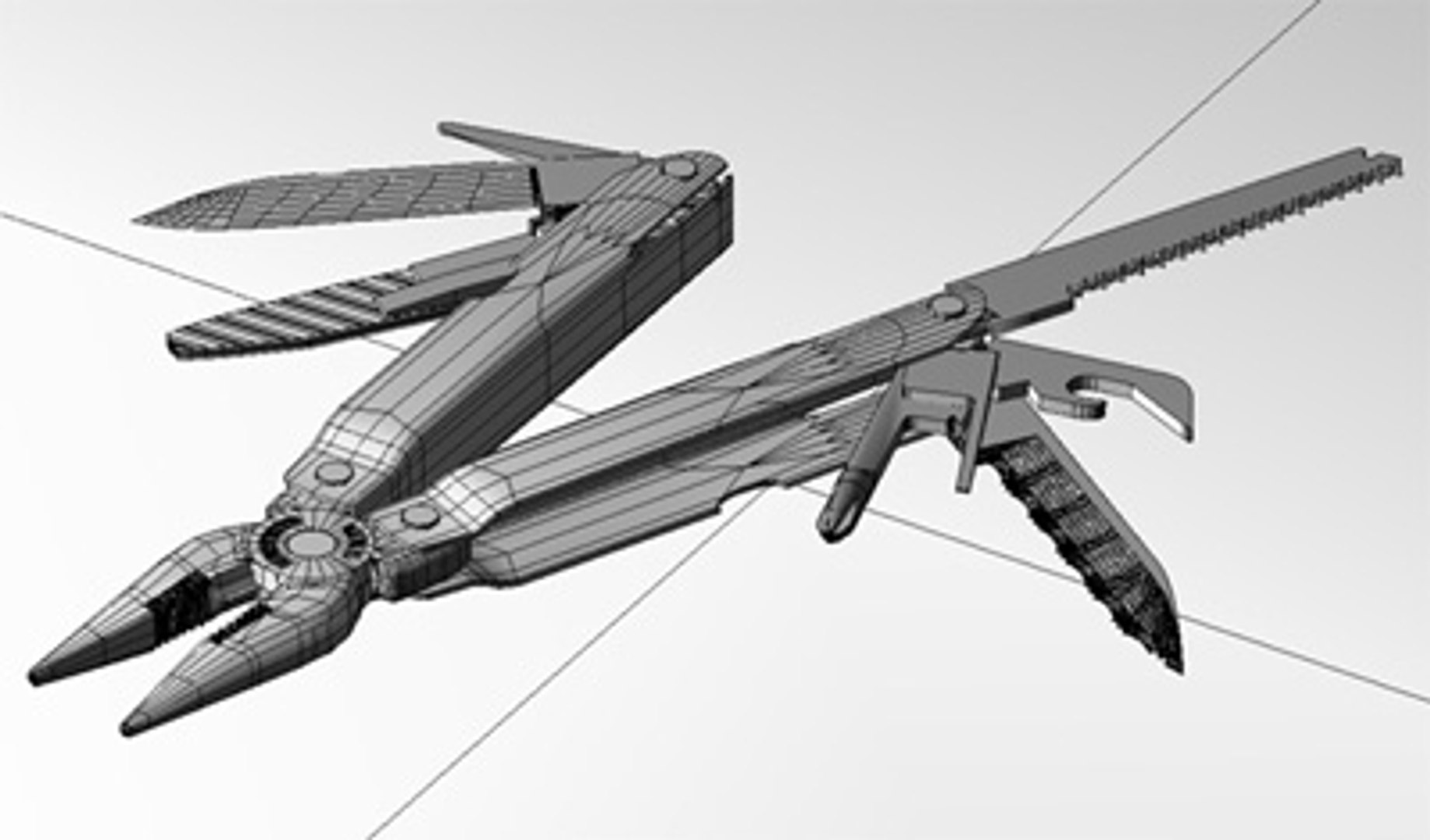 Leatherman Super Tool 3d Model