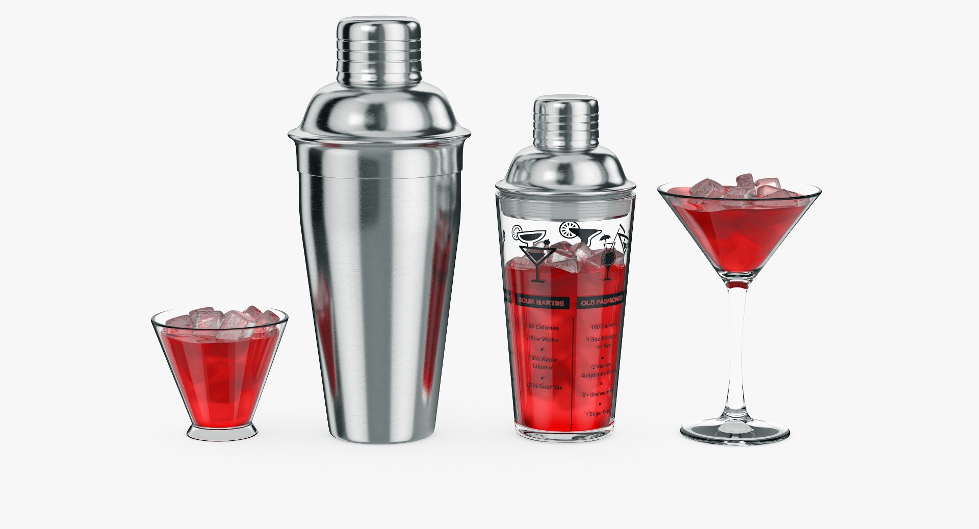 Cocktail Shaker 3d Model
