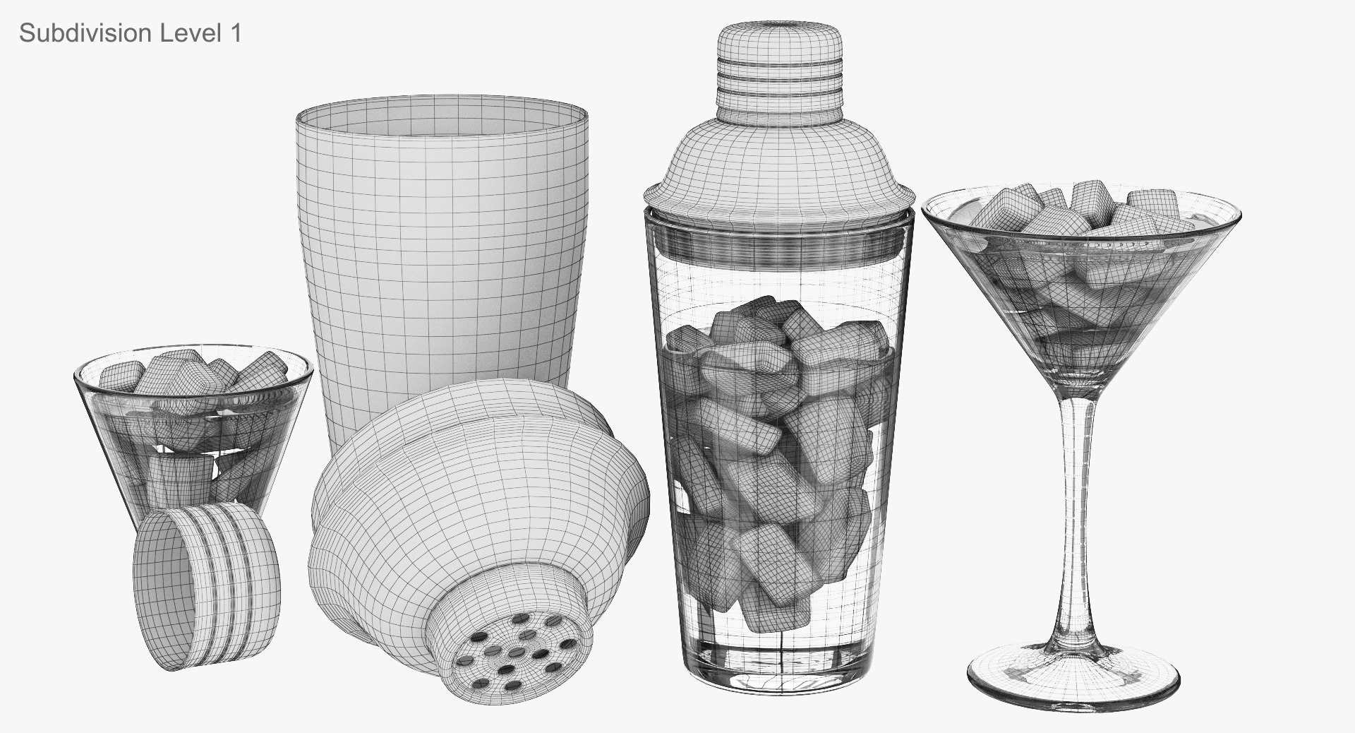 cocktail shaker 3d model
