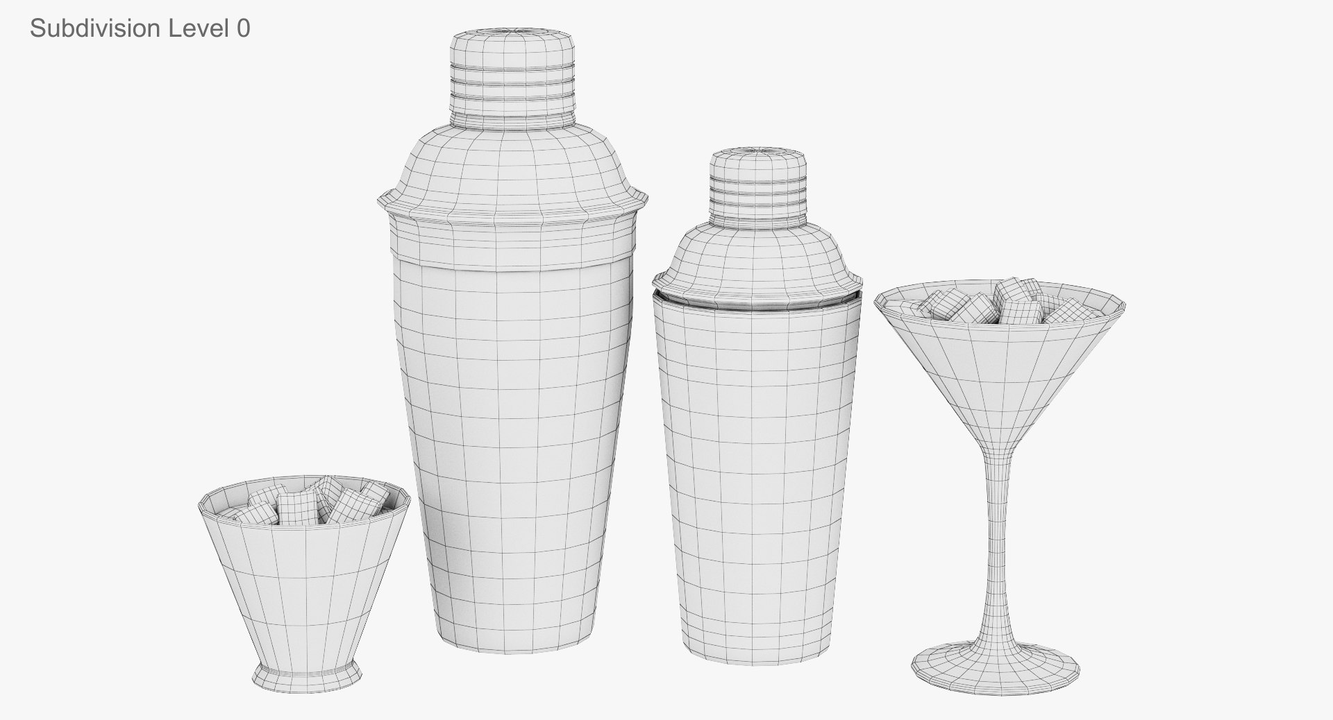 cocktail shaker 3d model