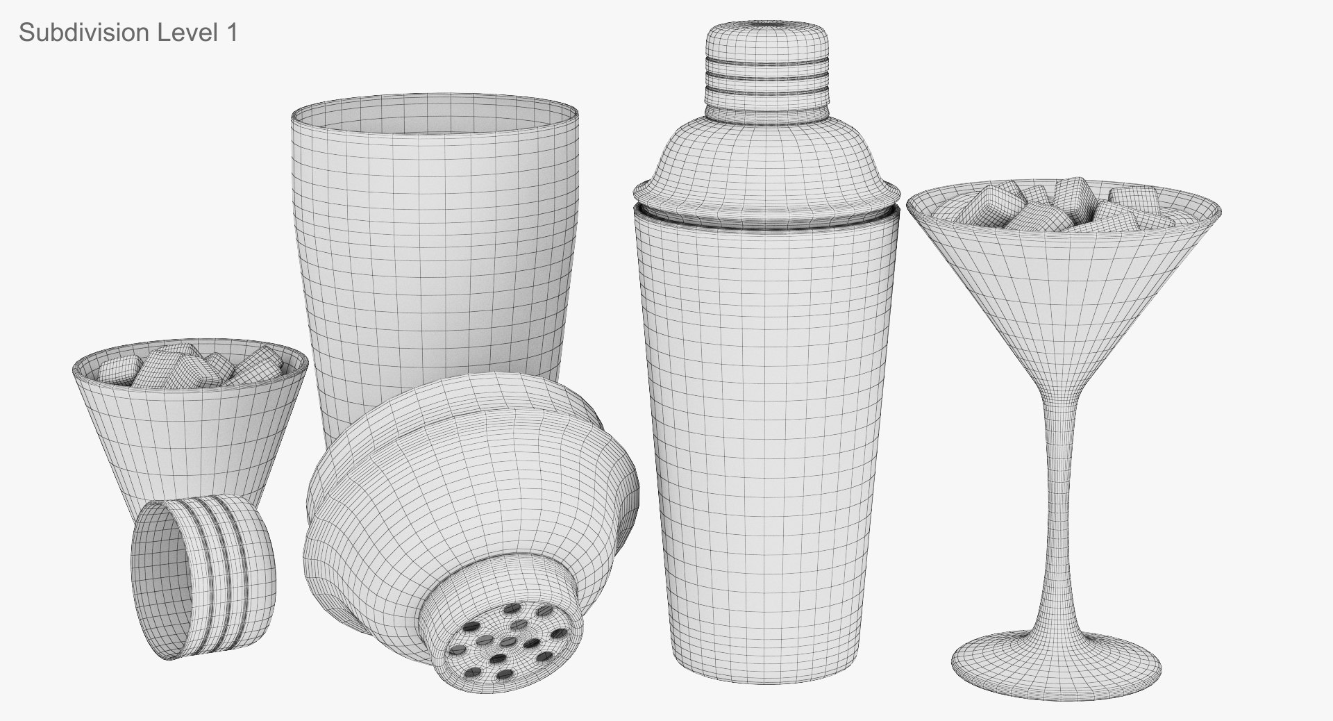 cocktail shaker 3d model
