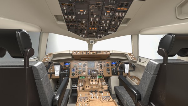 3D boeing 757 200 cockpit - TurboSquid 1646580
