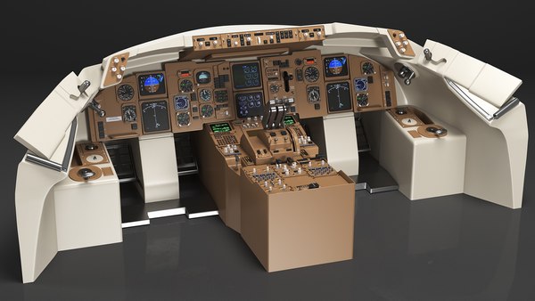 3D boeing 757 200 cockpit - TurboSquid 1646580
