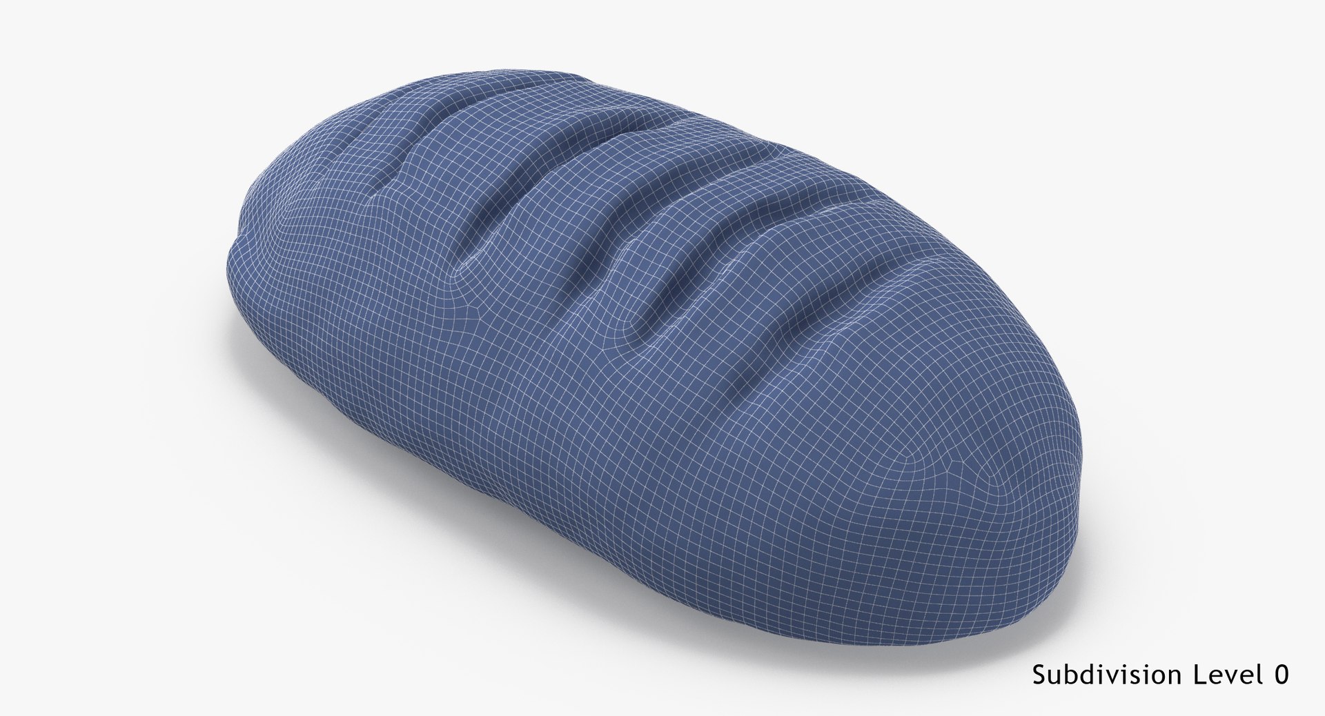 3d Model Bread Loaf 03