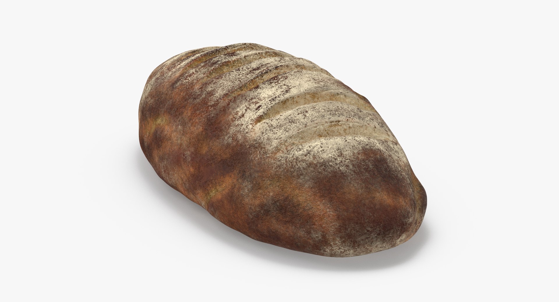 3d Model Bread Loaf 03