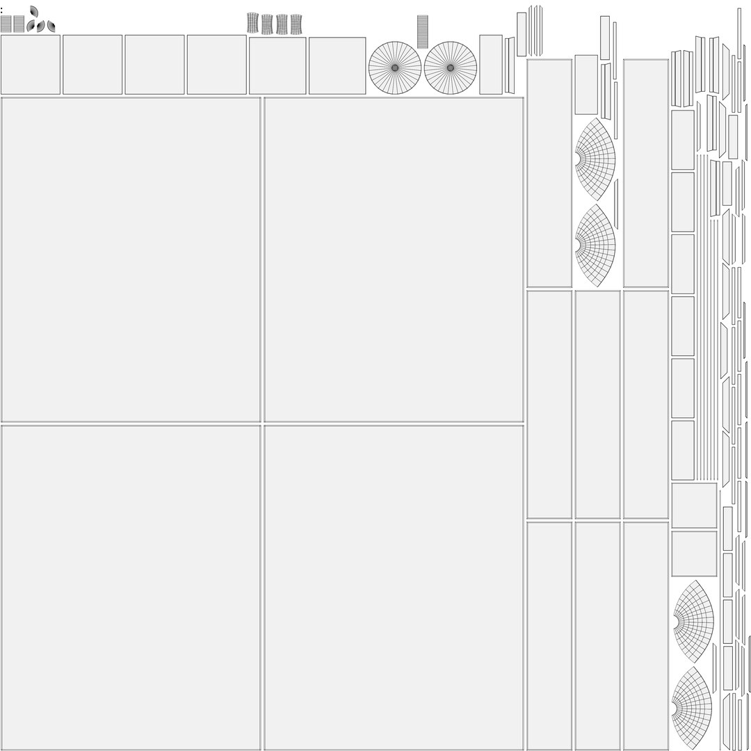 3D Ornamental Wrought Iron Entrance Gate With Pillars 3D Model ...