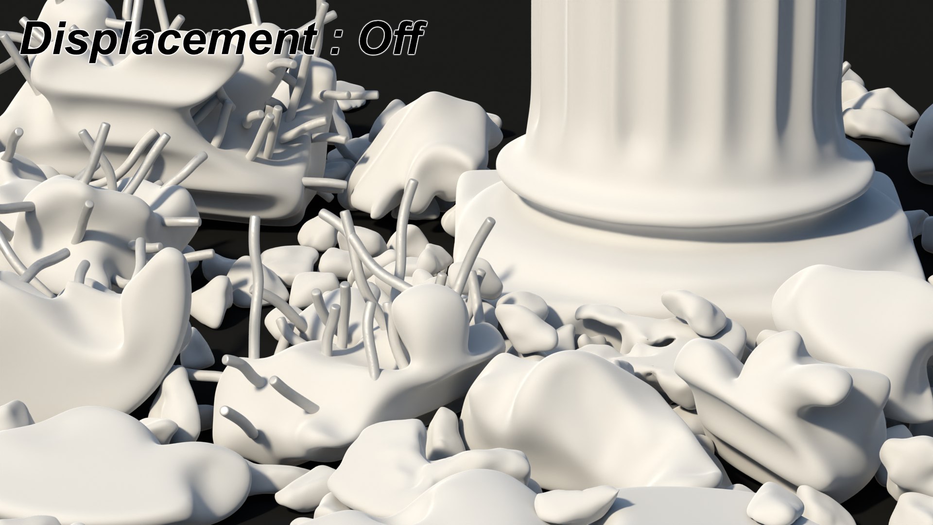 Broken Pillar 1 3D - TurboSquid 1874009