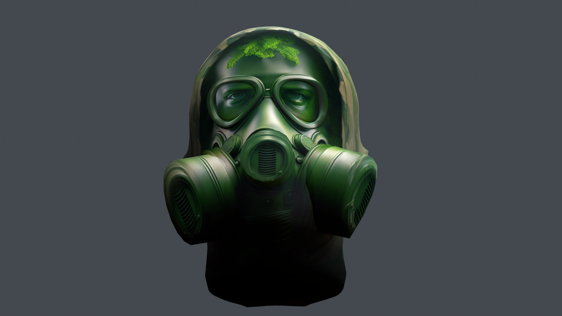 Gas Mask Helmet 3d Model Military Combat Soldier Armor Scifi Fantasy ...