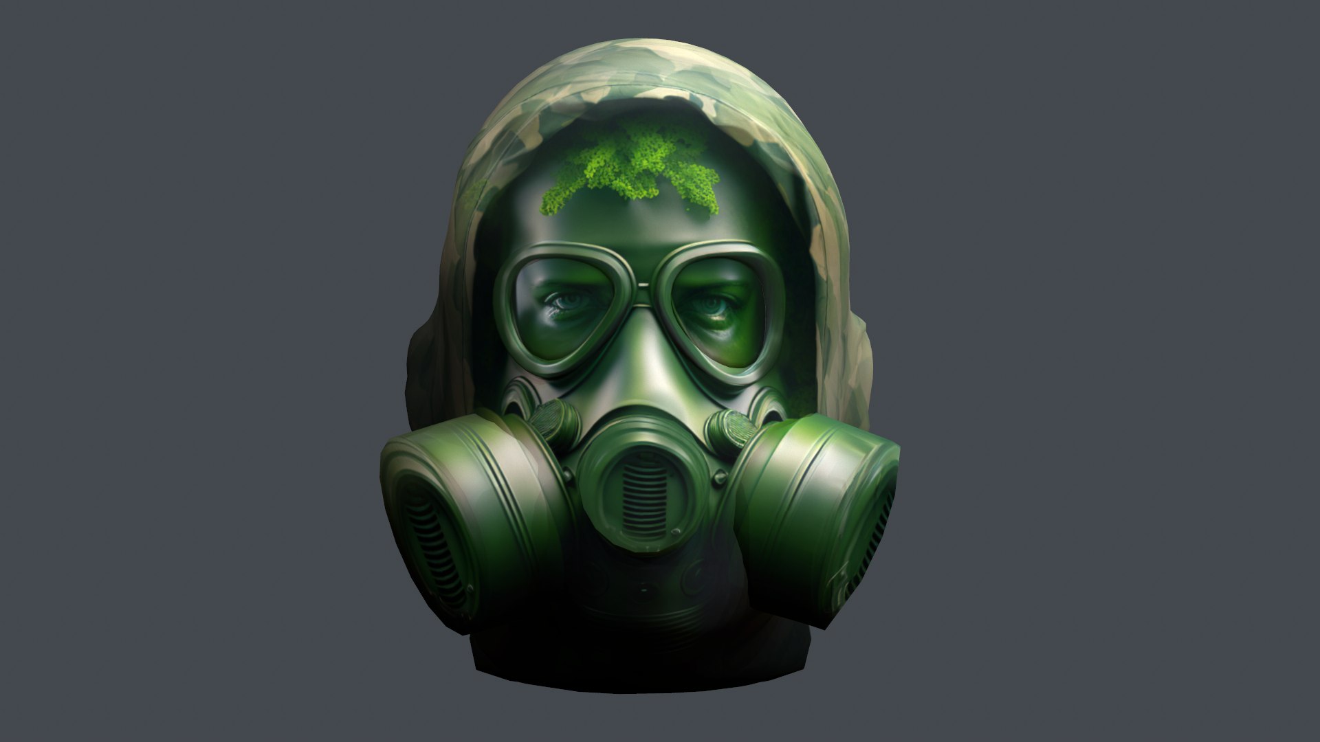 Gas Mask Helmet 3d Model Military Combat Soldier Armor Scifi Fantasy ...