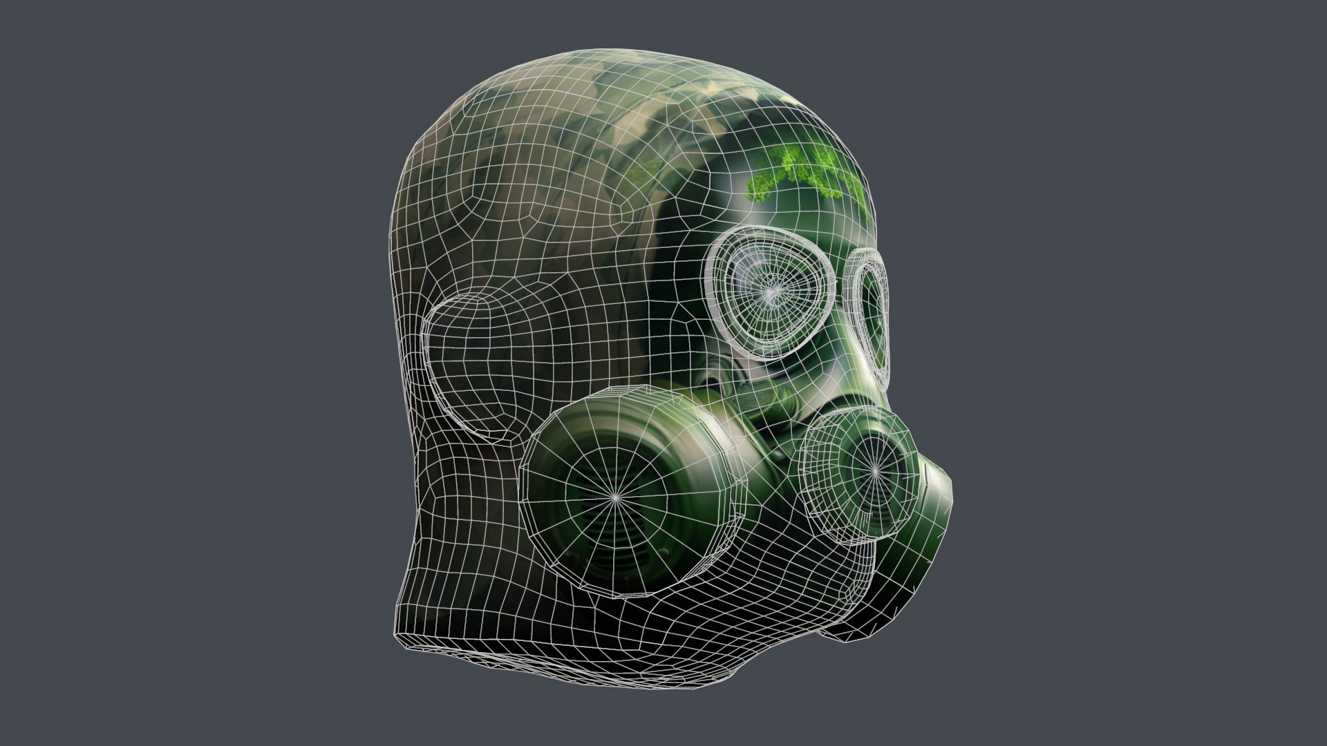 Gas Mask Helmet 3d Model Military Combat Soldier Armor Scifi Fantasy ...