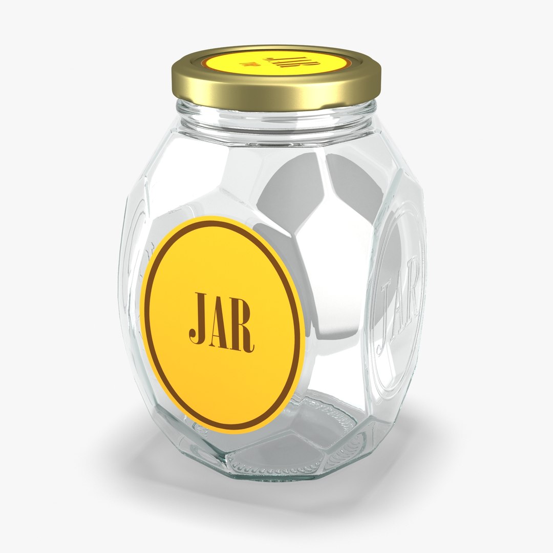 Glass Jar Model - TurboSquid 1217620
