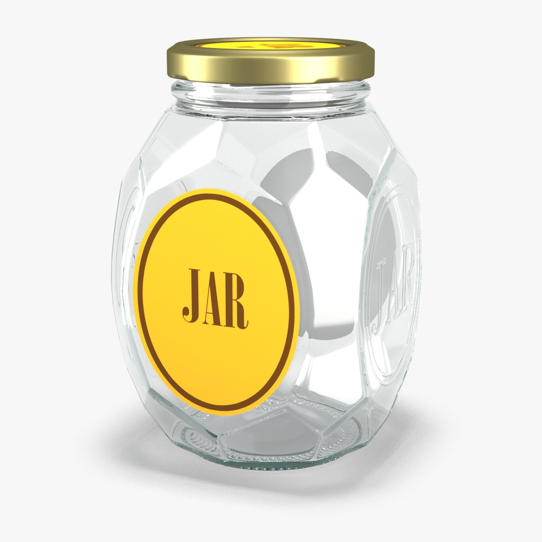 Glass Jar Model - TurboSquid 1217620
