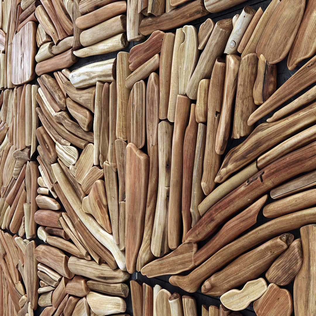 Rectangle Panel Branch Splinter Big N8 3D Model - TurboSquid 1793533