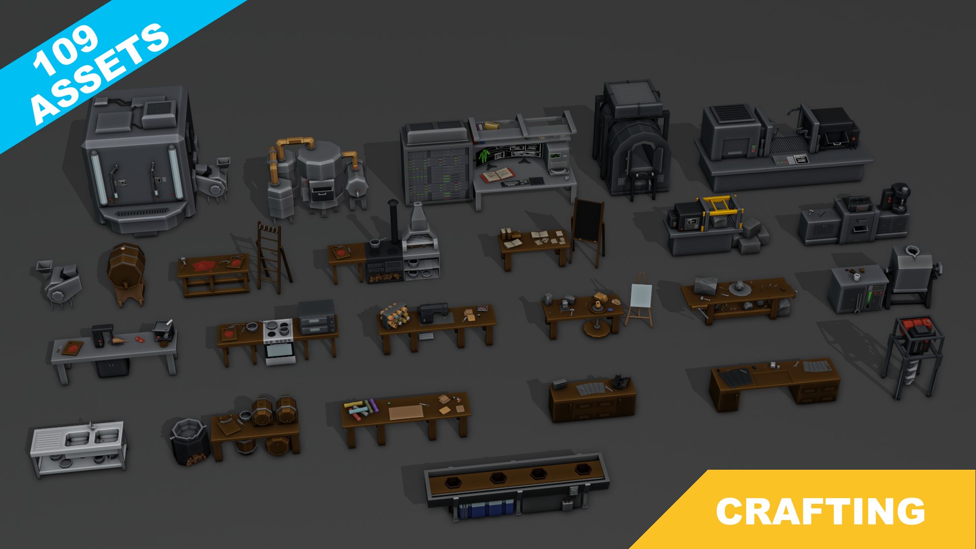 3D Model Crafting Pack - TurboSquid 2141109