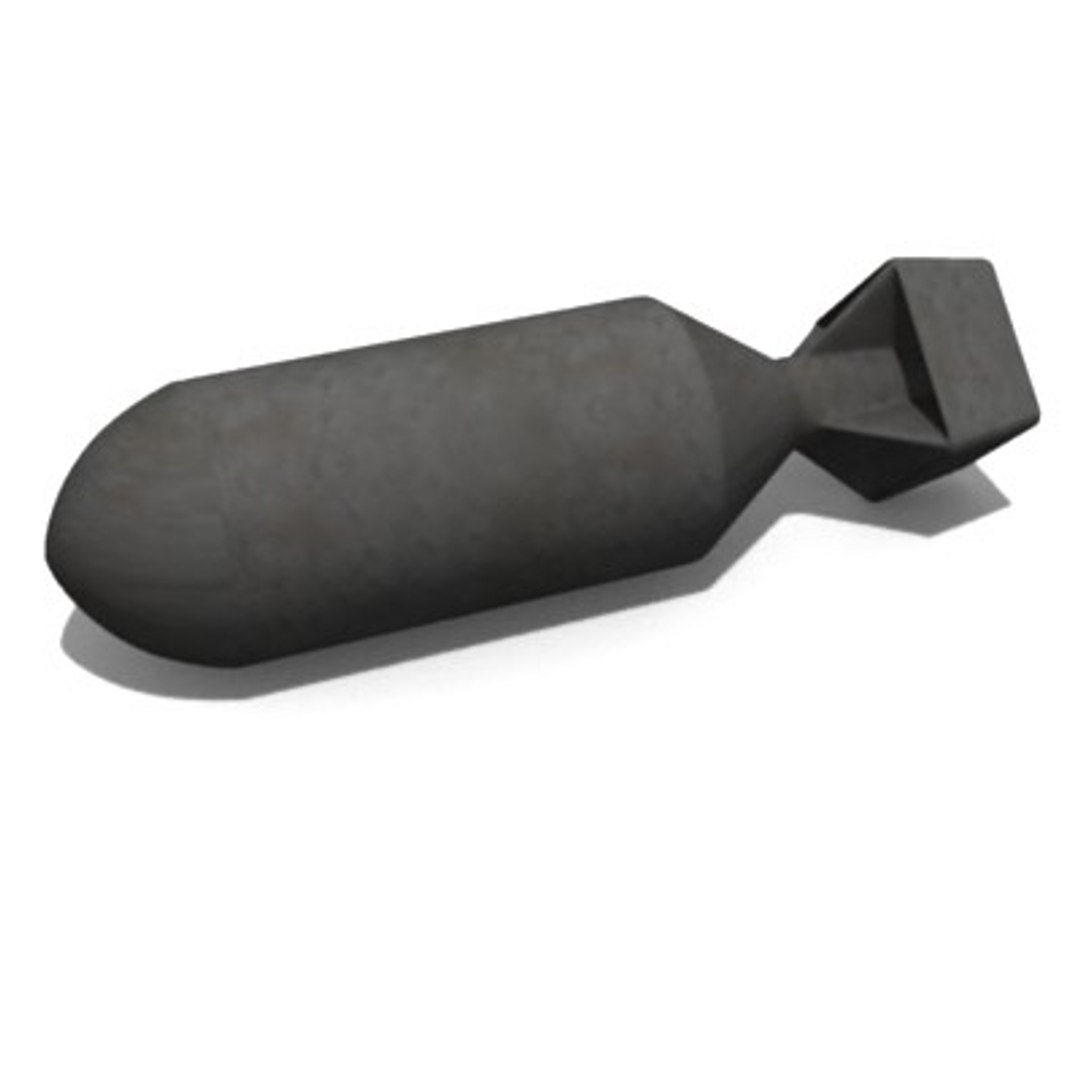3d Model Of Bomb
