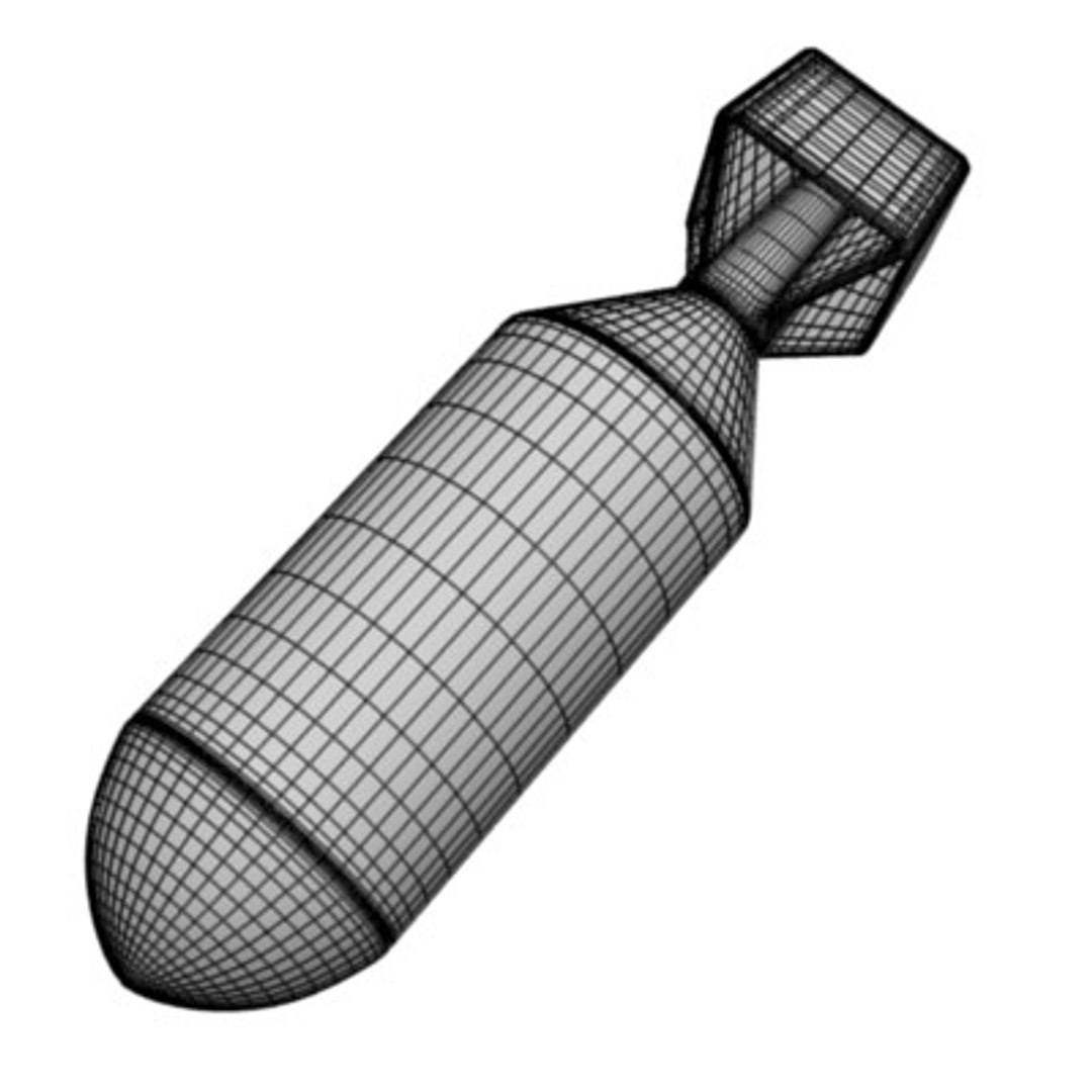 3d Model Of Bomb