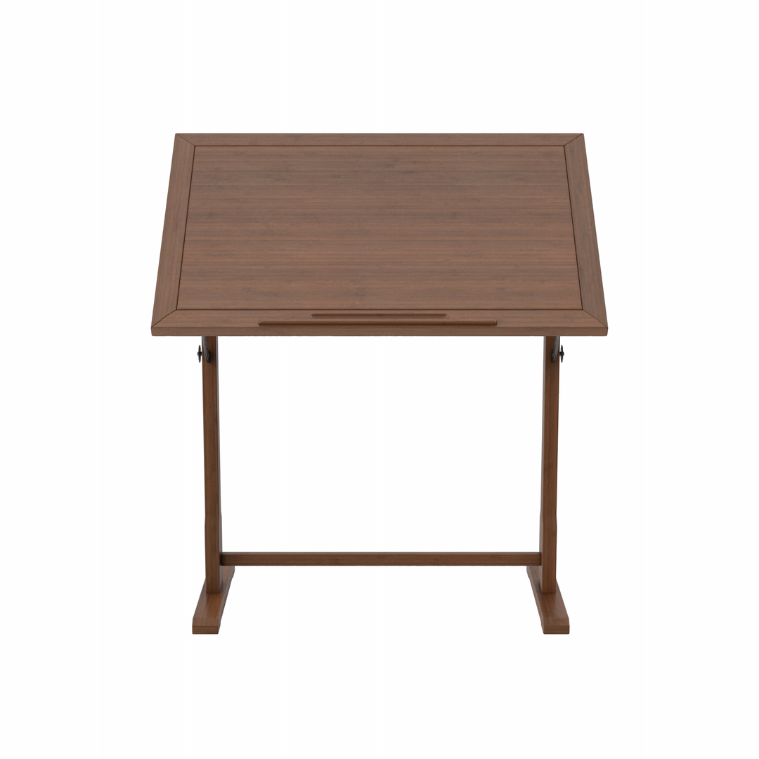 3D Model Draft Table Dark Wood - TurboSquid 2147554