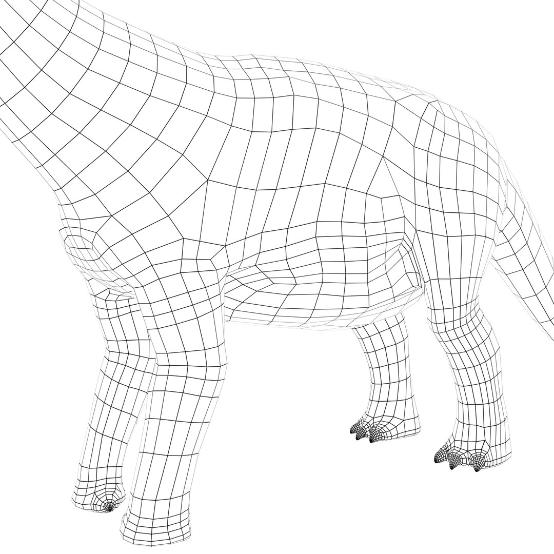 3D model brontosaurus - TurboSquid 1222530