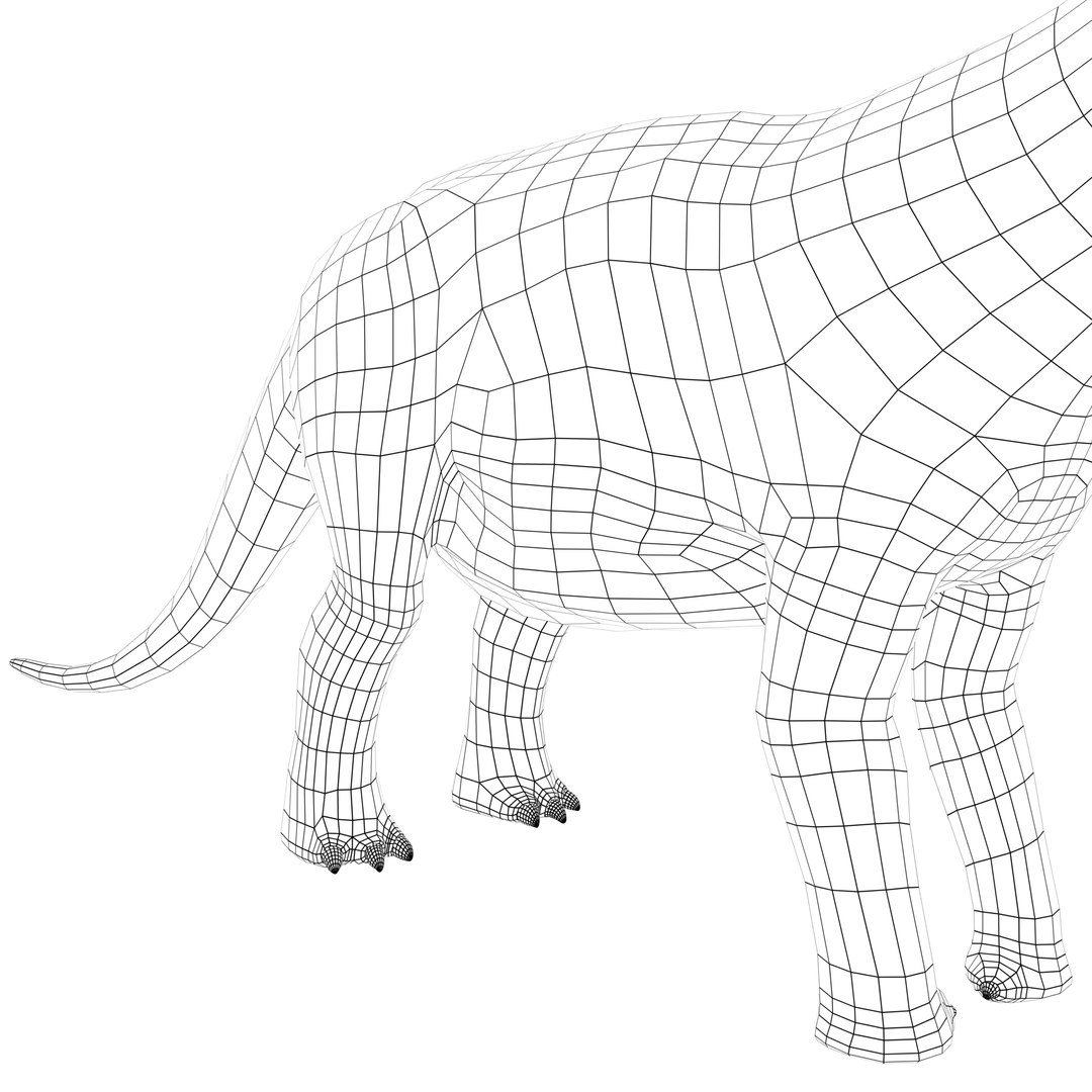 3D model brontosaurus - TurboSquid 1222530