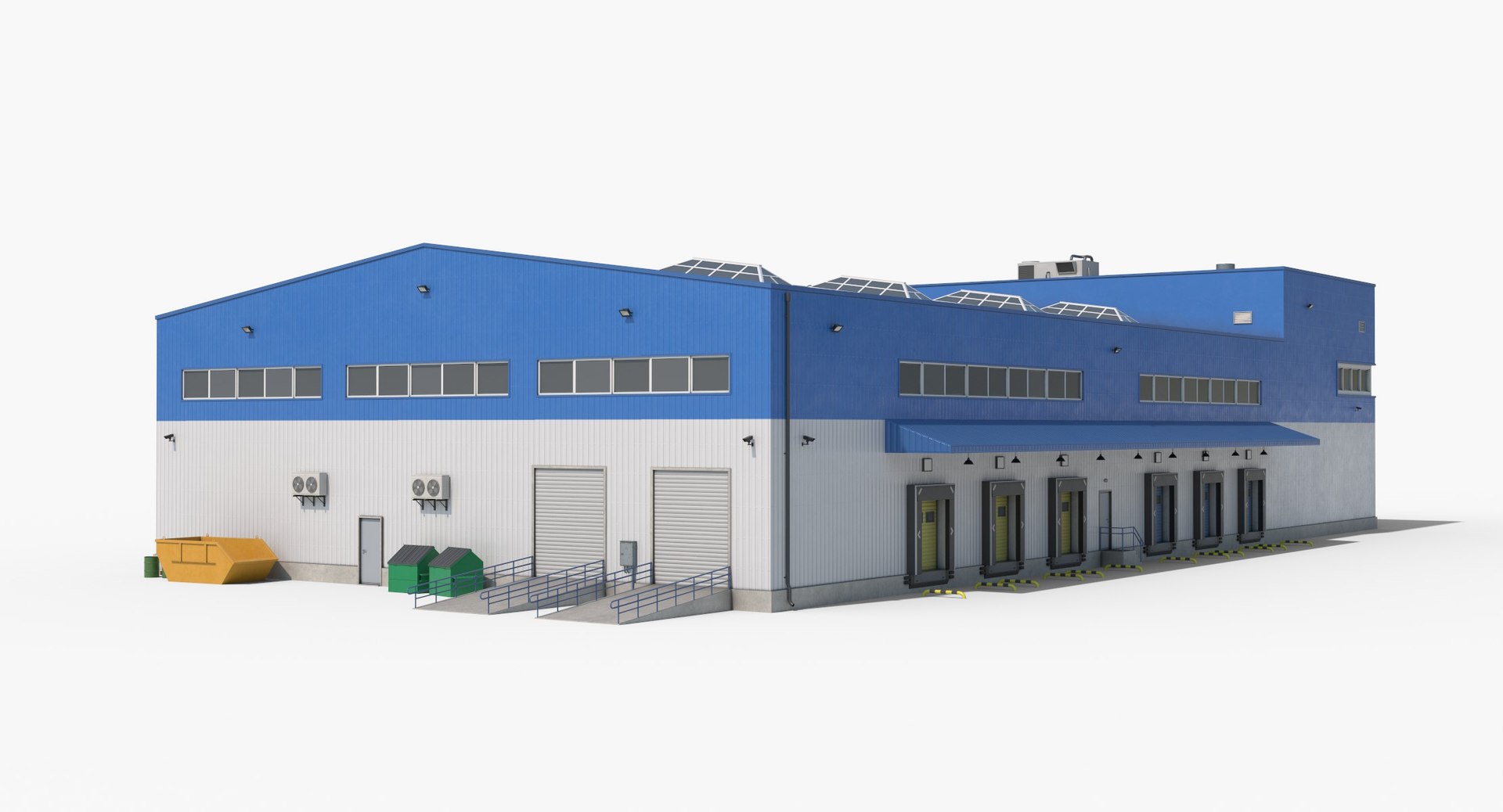 3D Industrial Building 29 model - TurboSquid 2158295