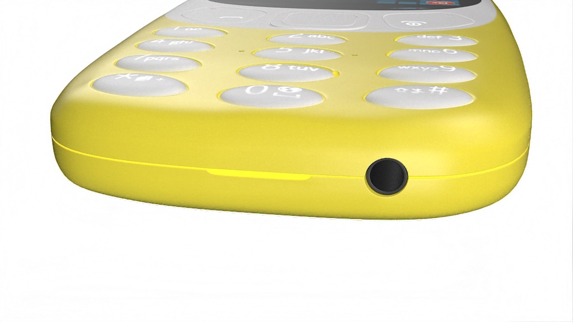 3D Yellow Nokia 3310 New Lights On - TurboSquid 2265681