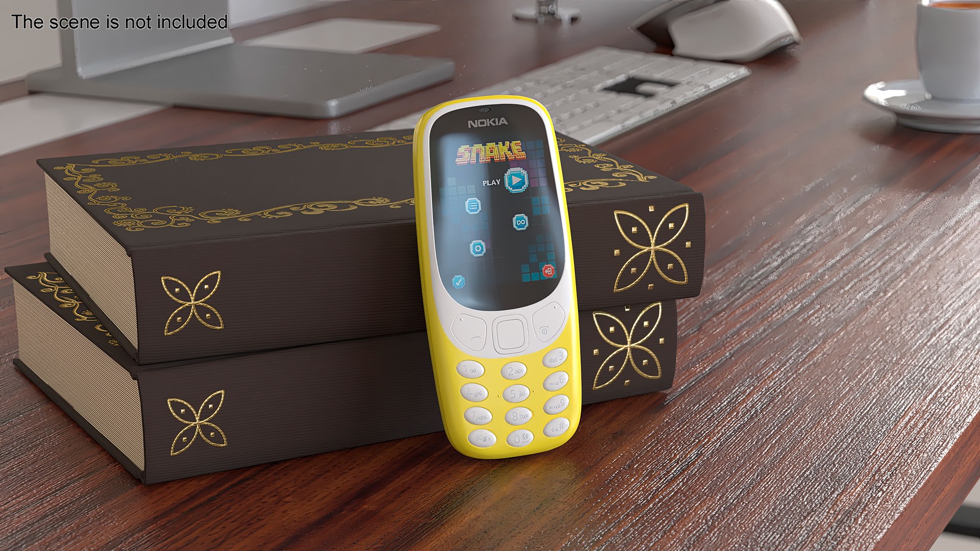 3D Yellow Nokia 3310 New Lights On - TurboSquid 2265681