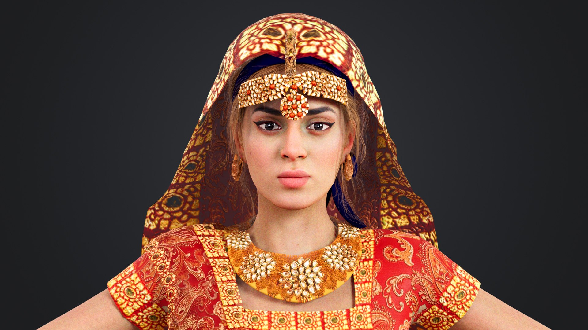 3D Indian Women Rigged - TurboSquid 2320355