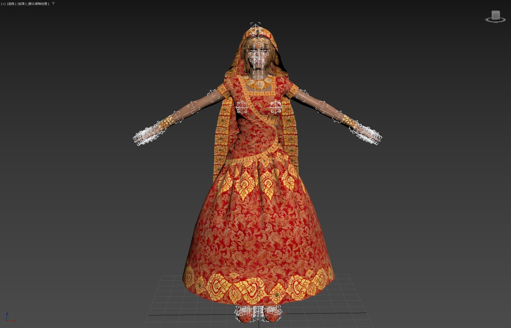 3D Indian Women Rigged - TurboSquid 2320355