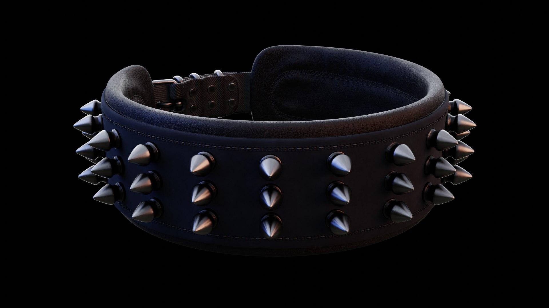 3D Spiked Collar - TurboSquid 2116576