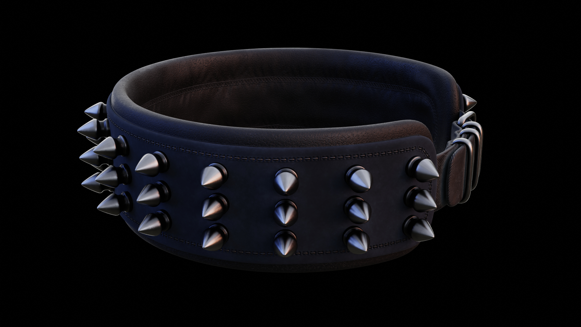 3D Spiked Collar - TurboSquid 2116576