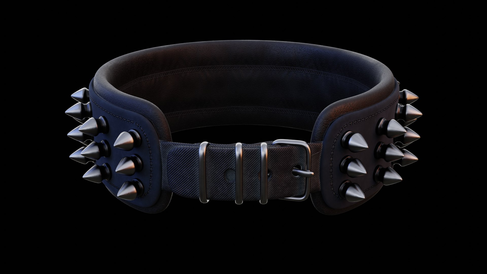 3D Spiked Collar - TurboSquid 2116576