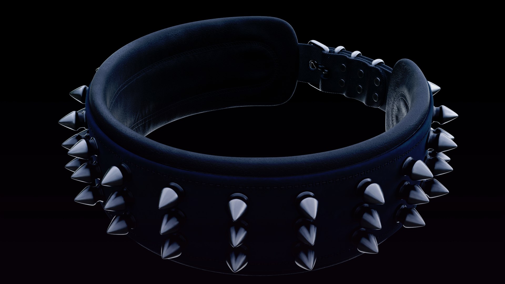 3D Spiked Collar - TurboSquid 2116576