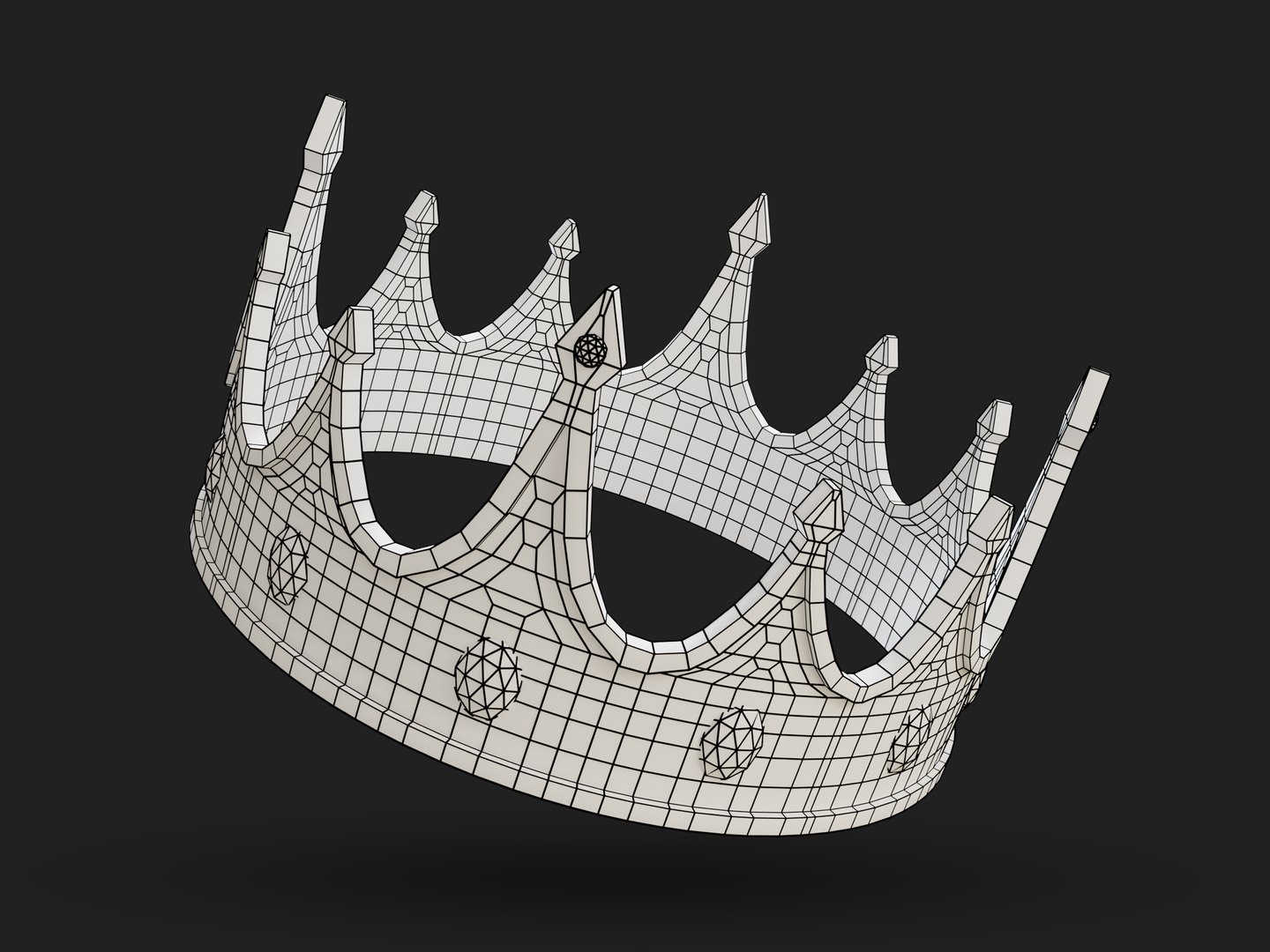 3D King Crown model - TurboSquid 1927697