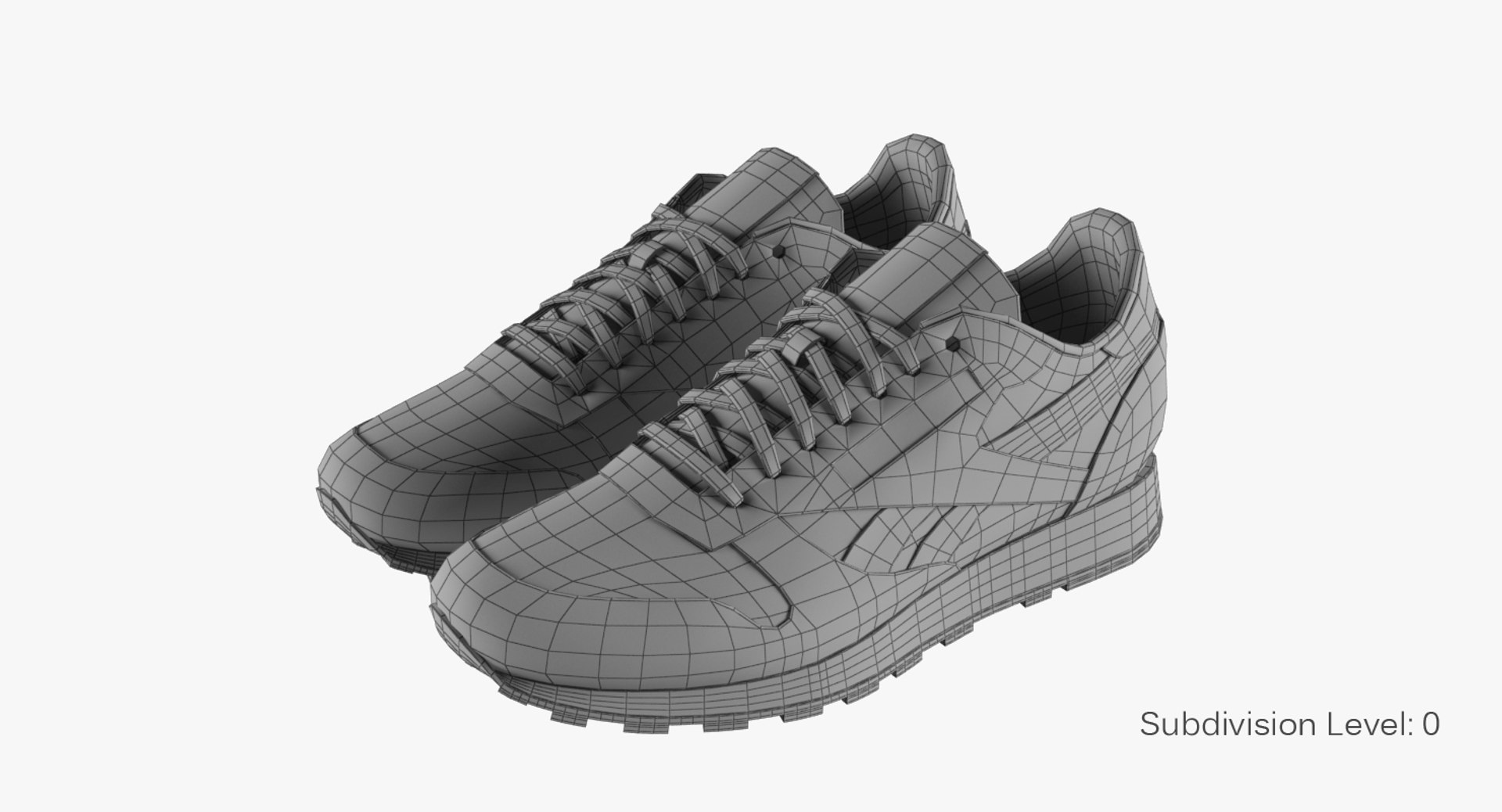 3D Reebok Classic Leather Shoes - TurboSquid 1208028