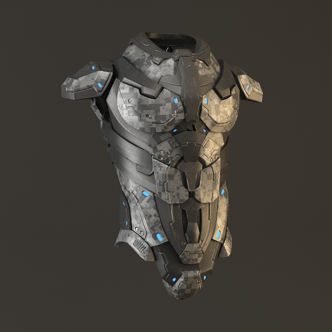 Nano Armor 3d Model