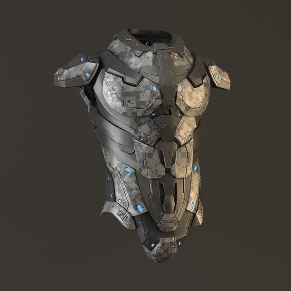 nano armor 3d model