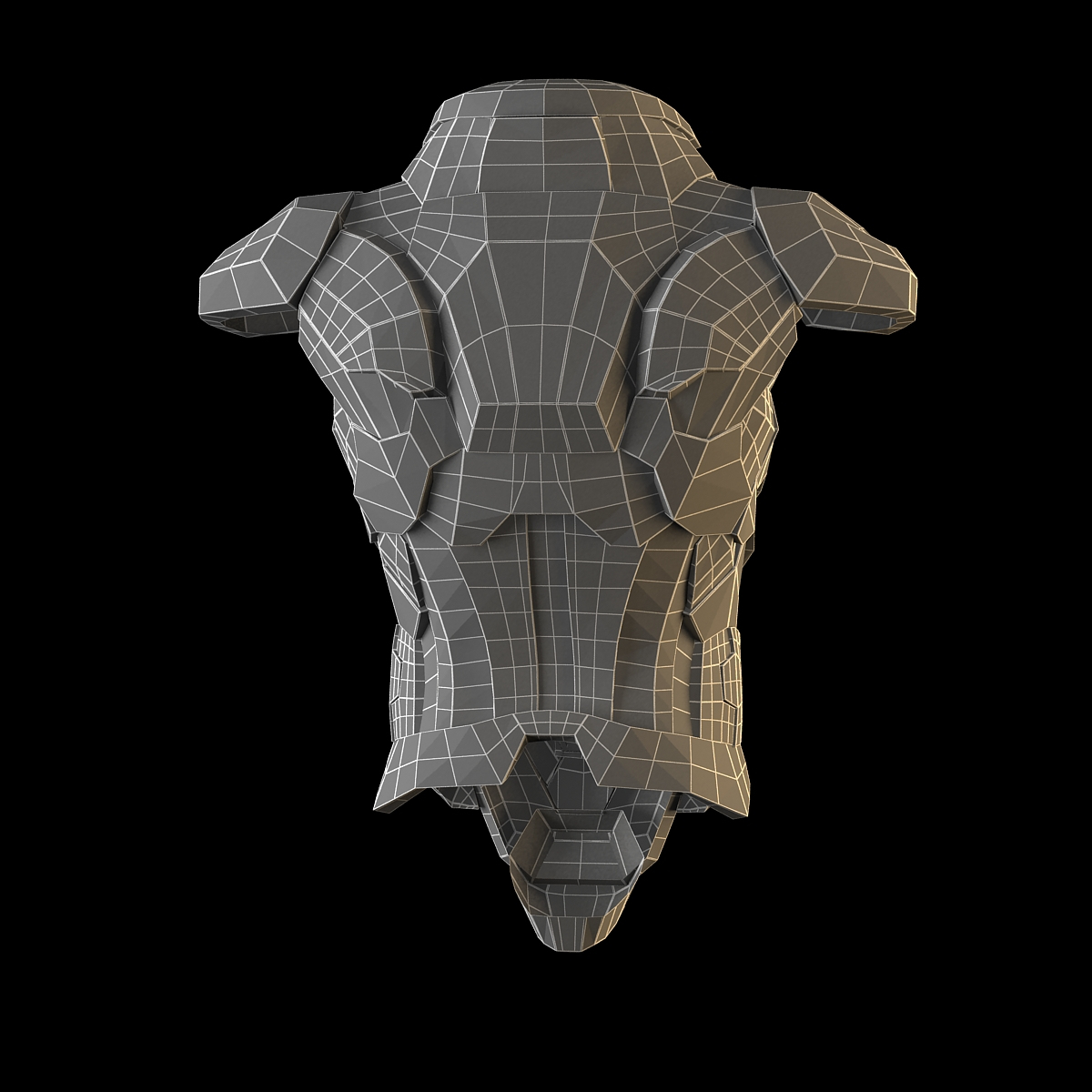 nano armor 3d model