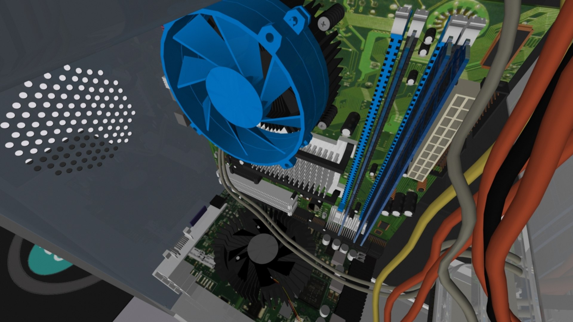 Desktop Pc Inner Model - TurboSquid 1205491