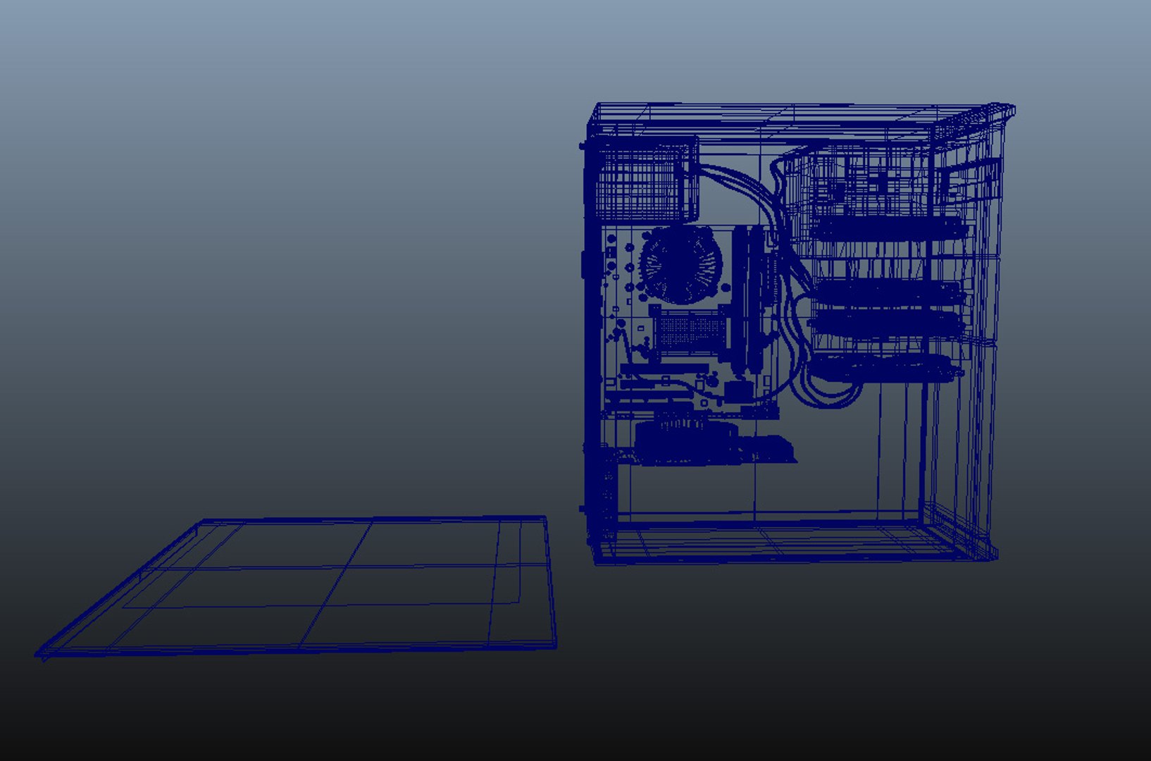 Desktop Pc Inner Model - TurboSquid 1205491