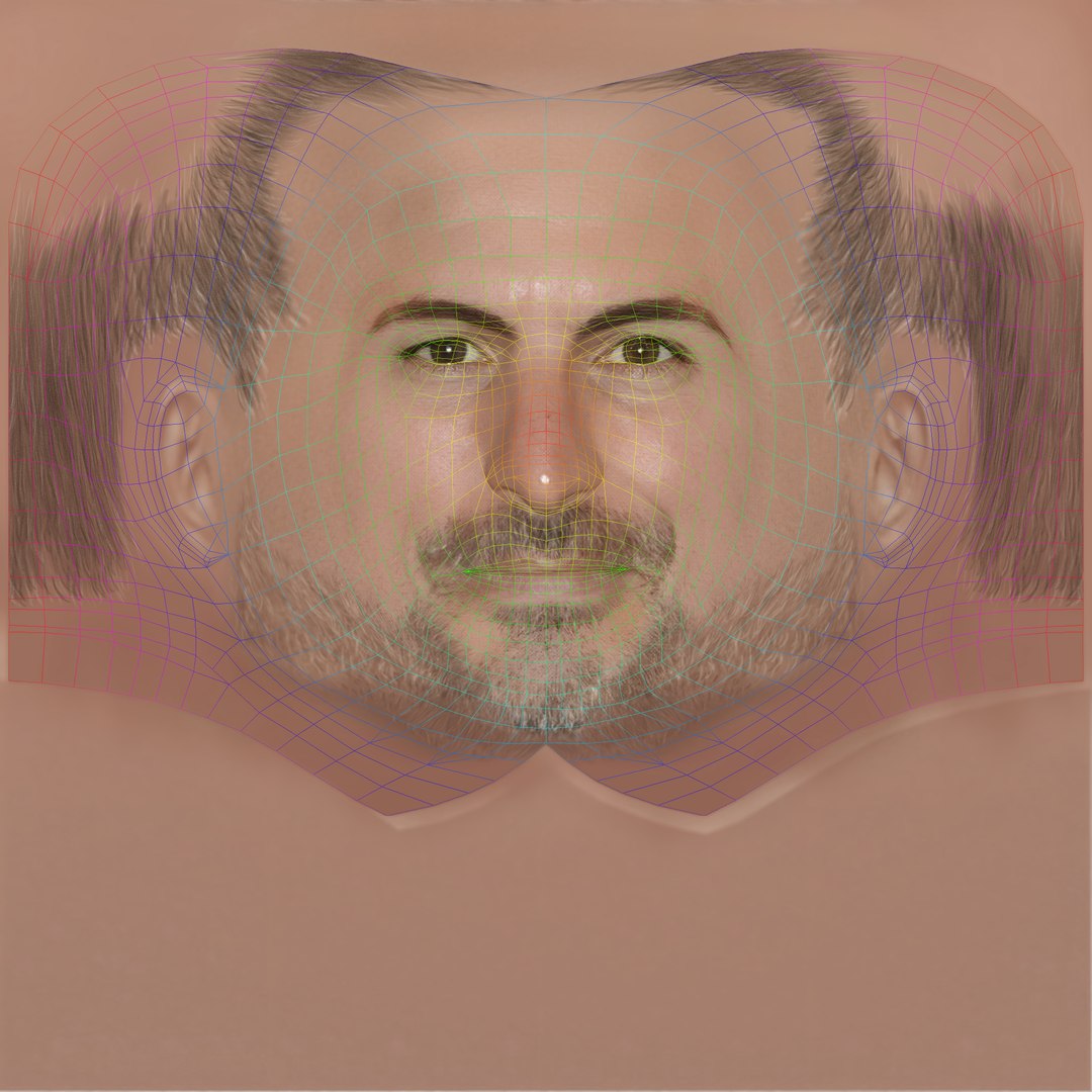 Steve Job Head - Low Poly Head For Game 3D Model - TurboSquid 2219420