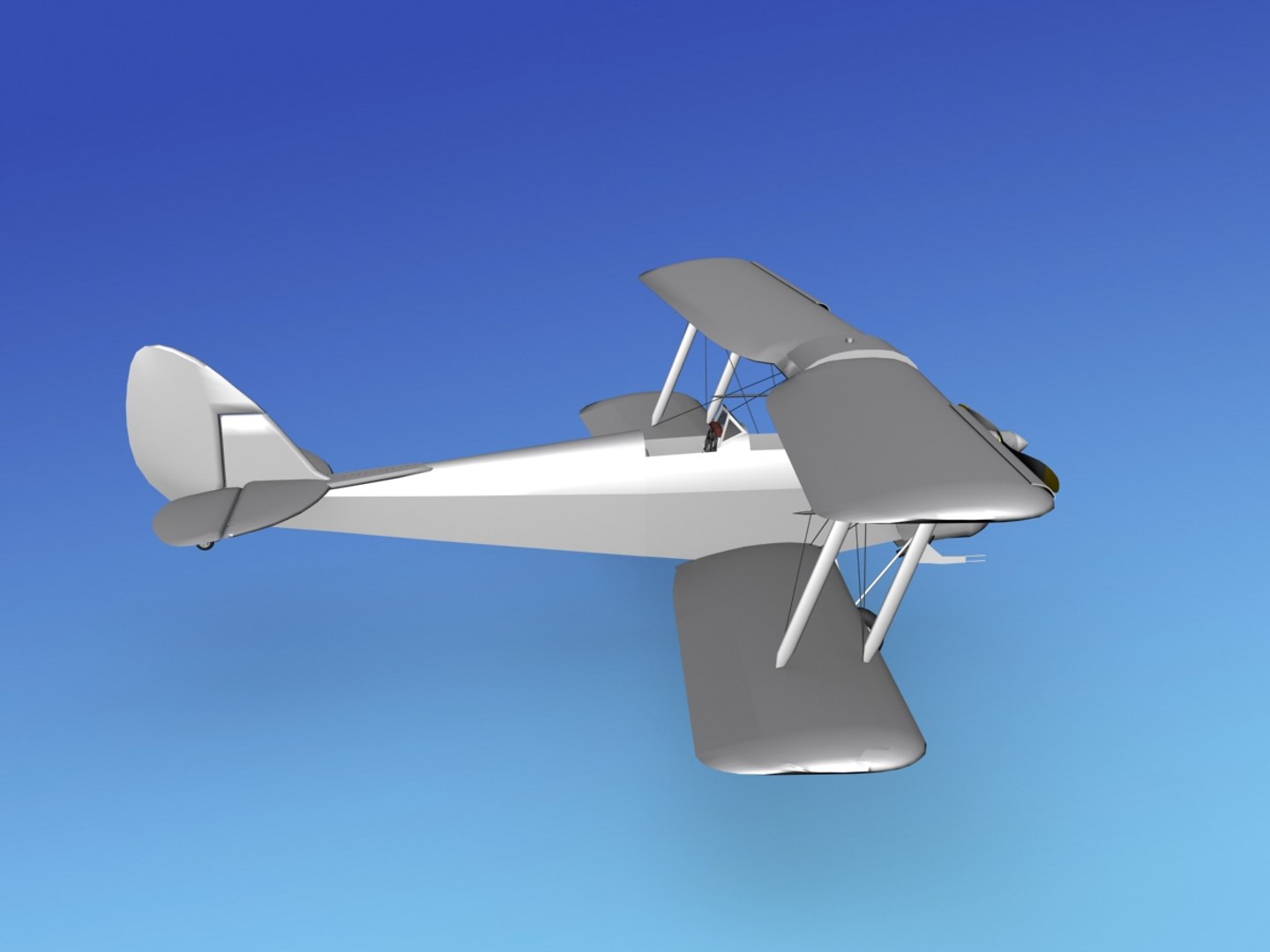 Tiger Moth Dehavilland 3d 3ds