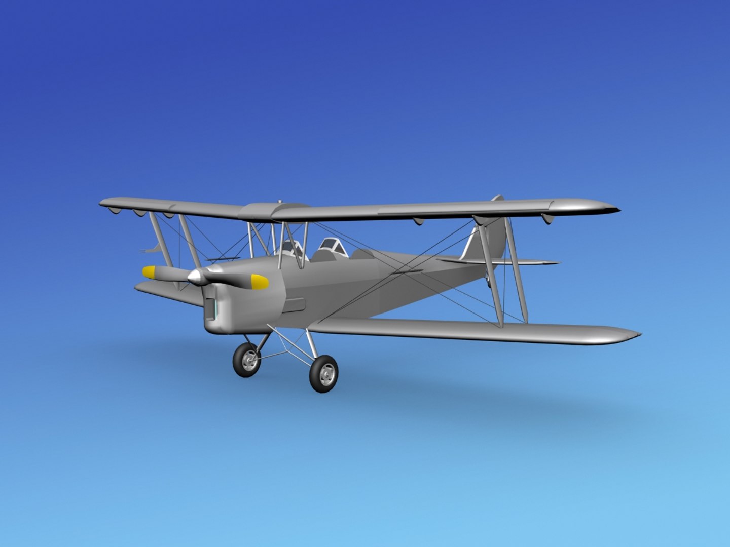 Tiger Moth Dehavilland 3d 3ds