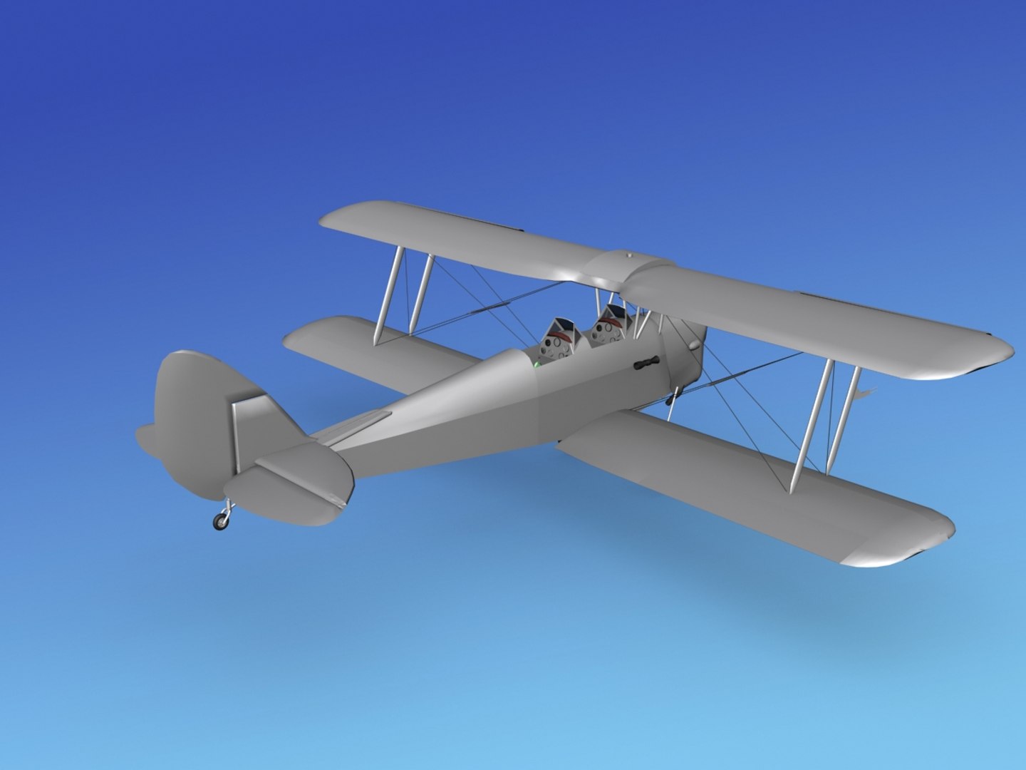 Tiger Moth Dehavilland 3d 3ds